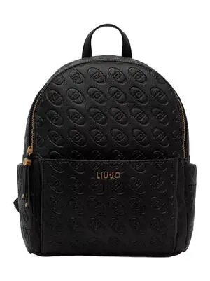 Liu Jo De-bossed Logo Backpack - Black
