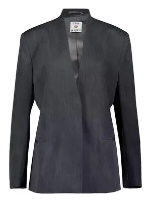 Casablanca Tailored Single-breasted Blazer - Grey