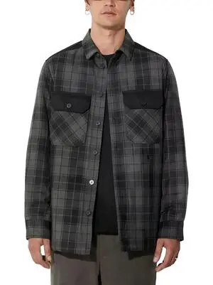 Neil Barrett Check-pattern Shirt Jacket - Grey
