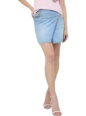 Pinko Belted Mini Skirt - Blue