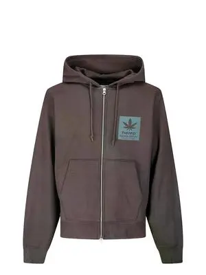 Gramicci Hooded Zip-up Sweatshirt - Brown