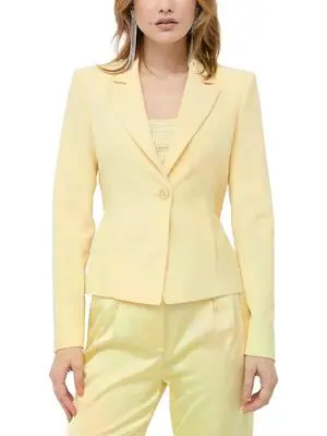 Patrizia Pepe Single-breasted Blazer - Yellow