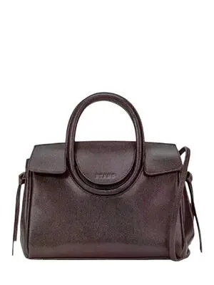 Staud Mini Maude Top-zip Shoulder Bag - Brown