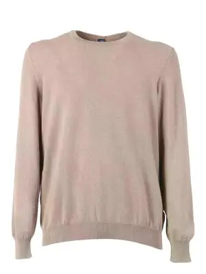 Fedeli Crew Neck Sweater - Neutrals