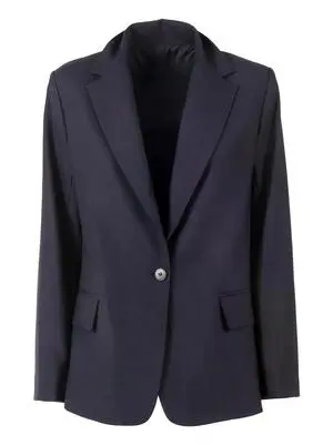 Antonelli Firenze Button Blazer - Blue