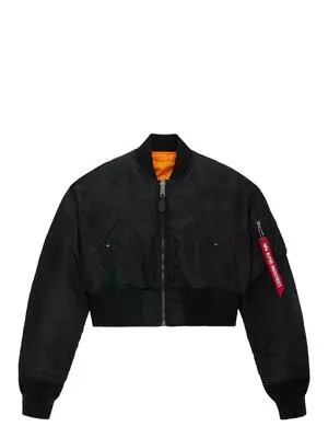 Alpha Industries Ma-1 Flight Bomber Jacket - Black