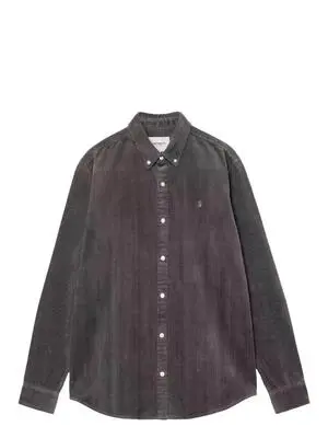 Carhartt Work In Progress Madison Corduroy Button-front Shirt Grey