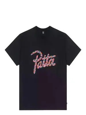 PATTA Floral Logo T-shirt - Black