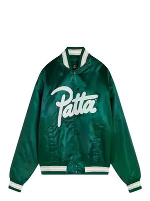 PATTA Button-fastening Bomber Jacket - Green
