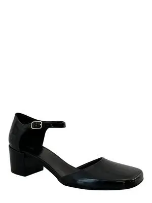 THE ROW Penelope Ankle-strap Pumps - Black