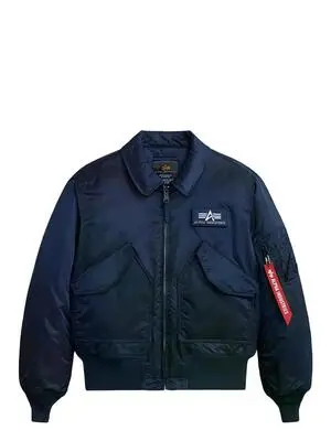 Alpha Industries Cwu 45/p Bomber Jacket - Blue