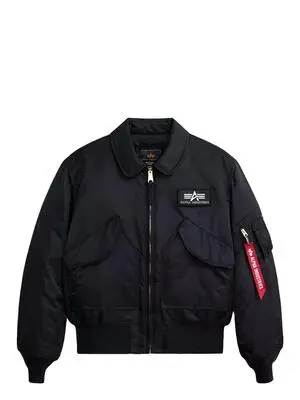 Alpha Industries Cwu 45/p Flight Jacket - Black