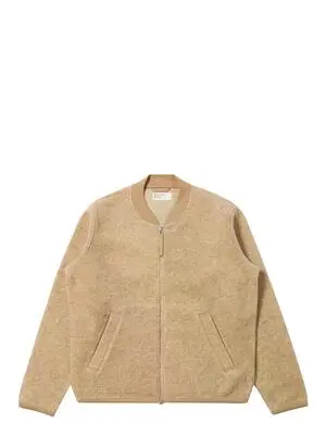 Universal Works Zip-up Bomber Jacket - Neutrals