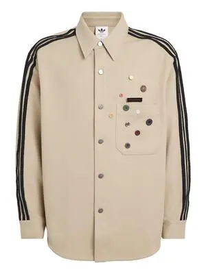 Adidas Originals X Song For The Mute Buttoned Shirt - Beige