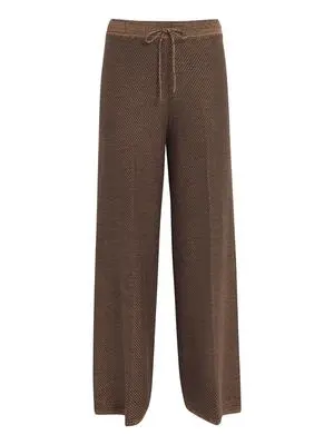L'Agence Freyja Straight Sweatpants - Brown