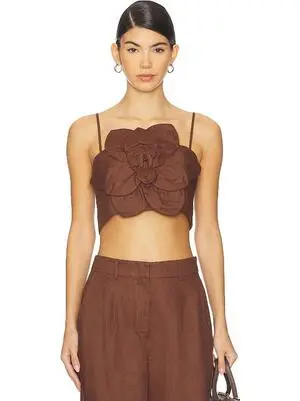 Yumi Kim Sahara Top - Chocolate Brown
