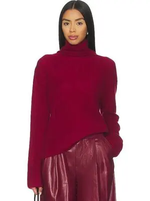 Naadam Cloud Cashmere Turtleneck - Cranberry