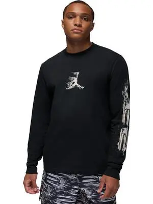 JORDAN Sport Dri-fit Long-sleeve T-shirt - Black