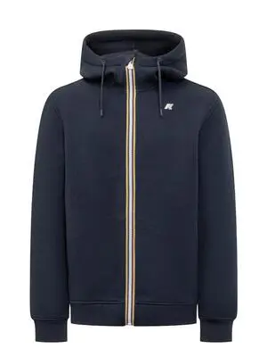 K-WAY Zip-up Sweatshirt - Blue