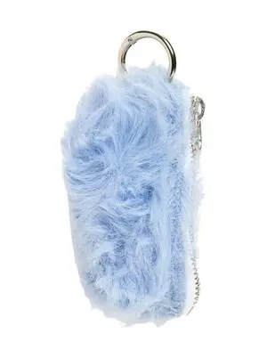 VERLOOP Faux Fur Pouch Bag Charm - Periwinkle