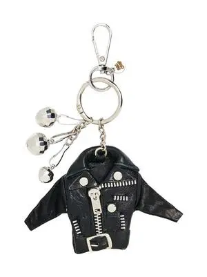 BAG CRAP Vintage '90s Leather Jacket Bag Charm - Black