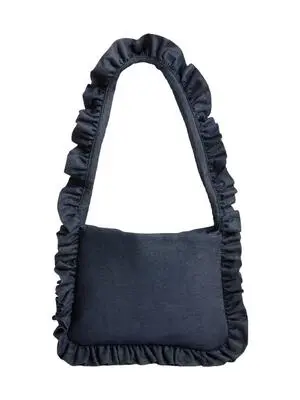 BAGGY LONDON Big Baggy Shoulder Bag - Denim