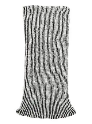 VERLOOP Ribbed Snood Black White