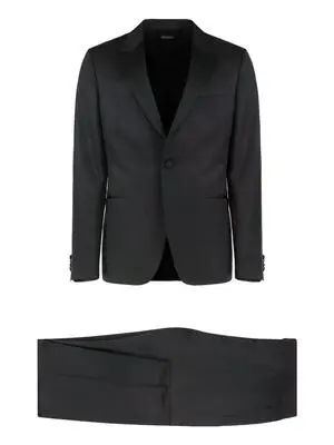 Zegna Single-breasted Suit - Black