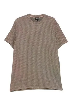 Giorgio Armani Patterned T-shirt - Brown