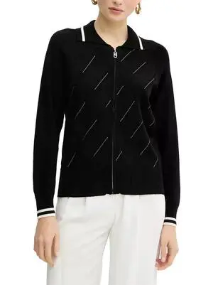 Liu Jo Zip-fastening Cardigan - Black