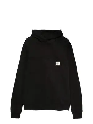 YES LONDON Logo-patch Hoodie - Black