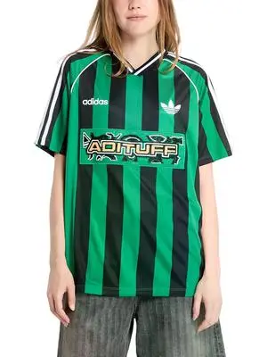 Adidas Striped Beads-embellishment Jersey - Green