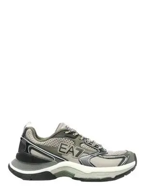 Emporio Armani Logo Trainers - Grey