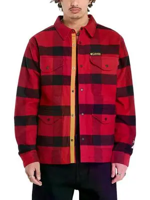Columbia Cascades™ Check Pocket Shirt Jacket - Red