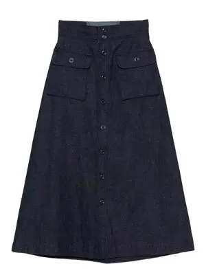 LEVI'S Midi A-line Skirt - Blue