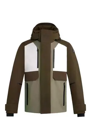 Fusalp Panelled Ski Jacket - Brown