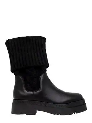 LIU JO Knitted Panel Boots