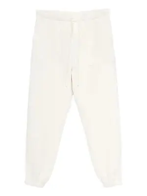 YES LONDON Drawstring-waist Track Pants - White