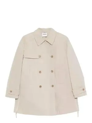 Aspesi Double-breasted Coat - Neutrals