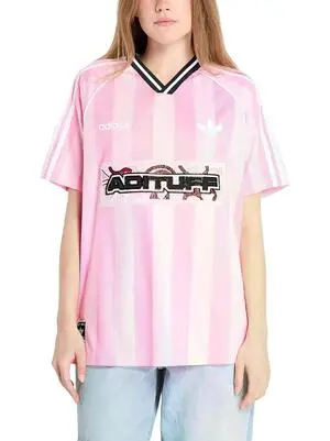 Adidas Originals Striped T-shirt - Pink