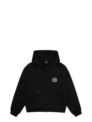 BROKEN PLANET Zip-up Hoodie - Black