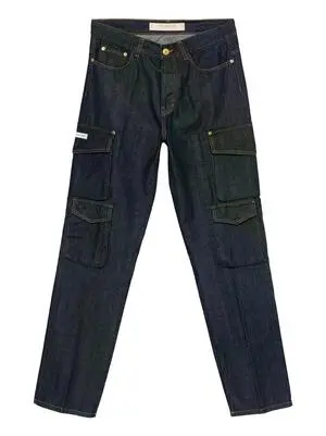 YES LONDON Cargo-pocket Jeans - Blue