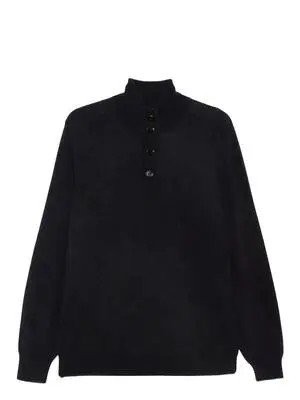 Brioni Mock-neck Sweater - Blue