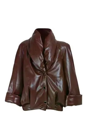 ROWEN ROSE Button-fastening Jacket - Brown