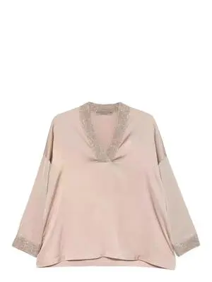 D.exterior Sequin-embellished Blouse - Neutrals