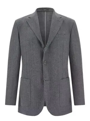 Boggi Milano Single-breasted Blazer - Grey