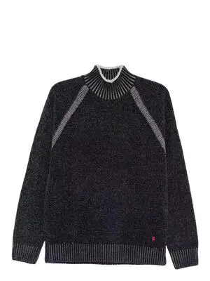 Liu Jo Ribbed Panelled Sweater - Black