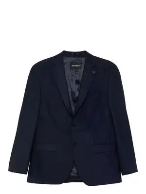 Karl Lagerfeld Single-breasted Blazer - Blue