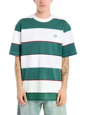 Fred Perry Striped T-shirt - White
