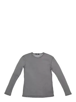LA ROSE Long-sleeve Crew-neck T-shirt - Grey